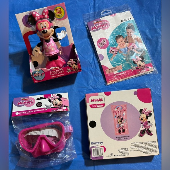Disney | Swim | Disney Junior Minnie Mouse Pool Toysswim Raft Mask ...